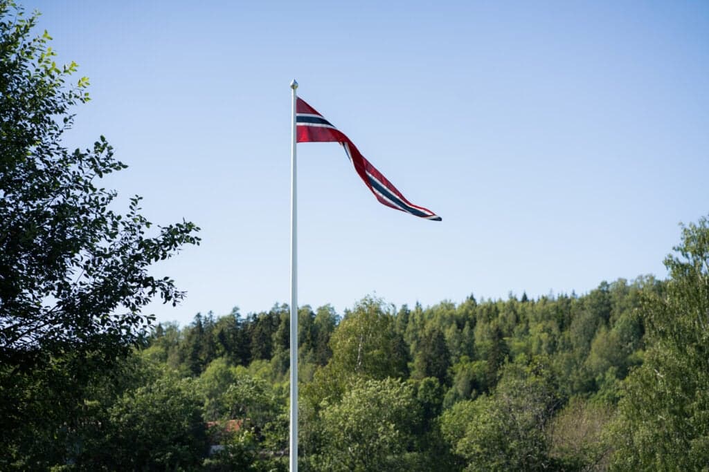 Norsk vimpel i beste kvalitet - Flaggstangspesialisten